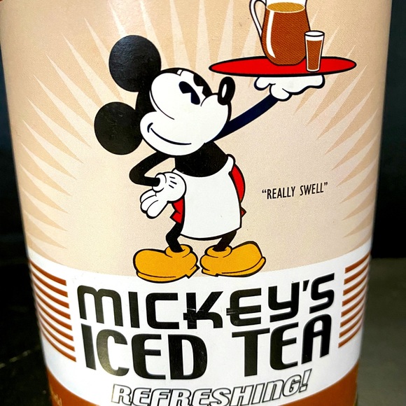 Disney | Accents | Disney World Disneyland Vintage Mickeys Ice Tea ...